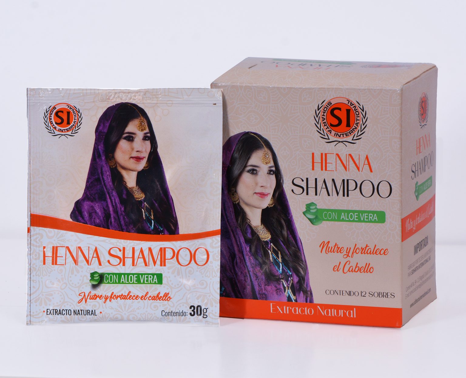 Henna Hindú 80 gr - Henna para el cabello - Tinte Henna